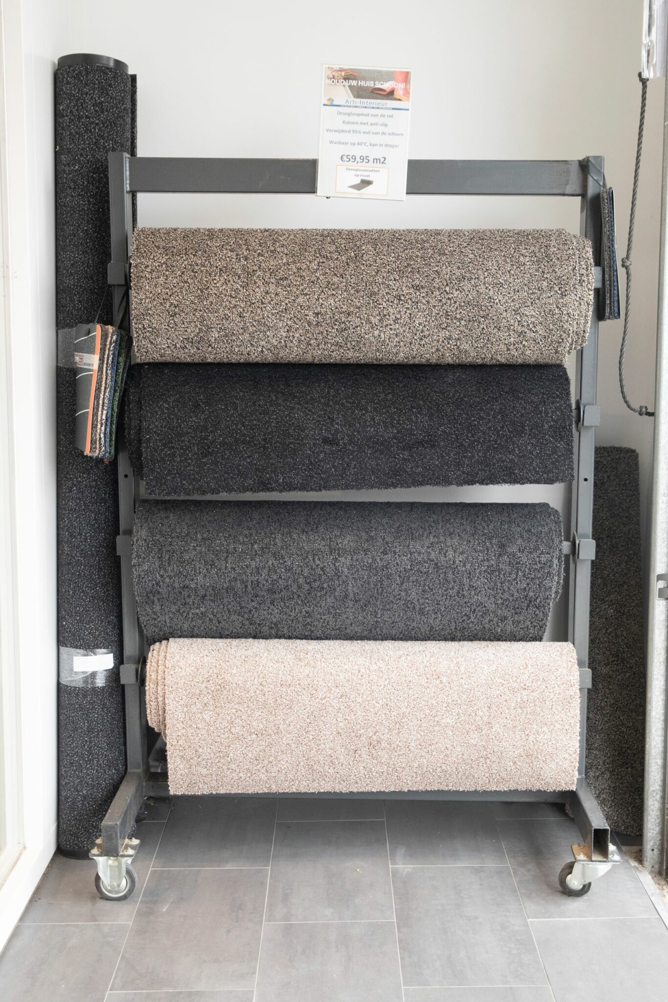 Droogloopmat van 100% katoen - per m2 - Arti-Interieur